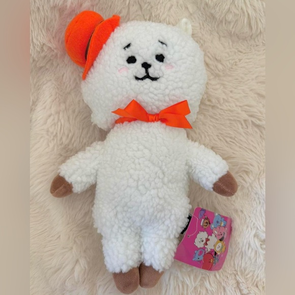 Accessories | Bts Bt21 Line Friends Rj Plush Alpaca Jin 14 New | Poshmark